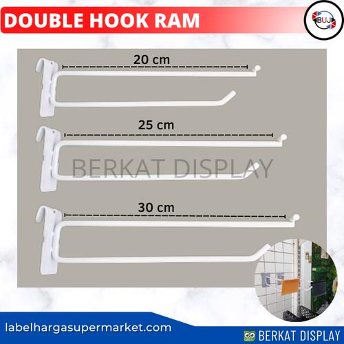 Jual HOOK RAM - DOUBLE HOOK RAM 6 MM 25Cm - 30Cm - 20Cm Diam 6 mm ...