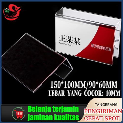 Jual Acrylic akrilik tent card price tag /label harga /name tag - 15*11 ...