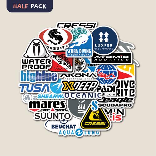 Jual STICKER PACK SCUBA DIVING LOGO | STICKER TUMBLER | STIKER LAPTOP ...