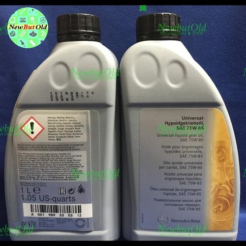 Jual 1L Oli Gear Gardan Hipoid 75W85 0019893303 ORIGINAL Mercedes Botol ...