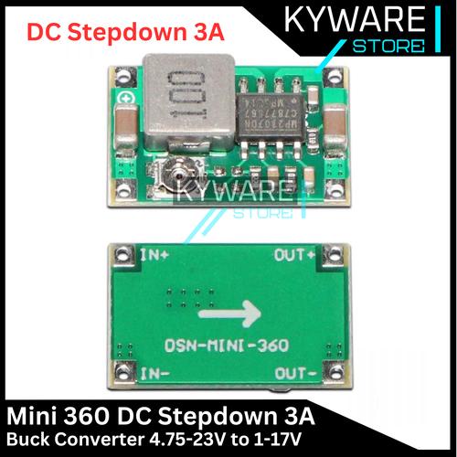Promo Mini 360 Adjustable Stepdown DC to DC Buck Converter Voltage ...