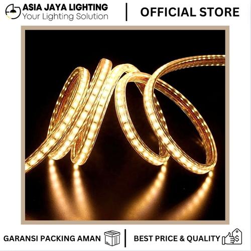 Jual LAMPU SELANG LED STRIP 5M CAHAYA KUNING SILIKON / NON SILIKON DAN ...