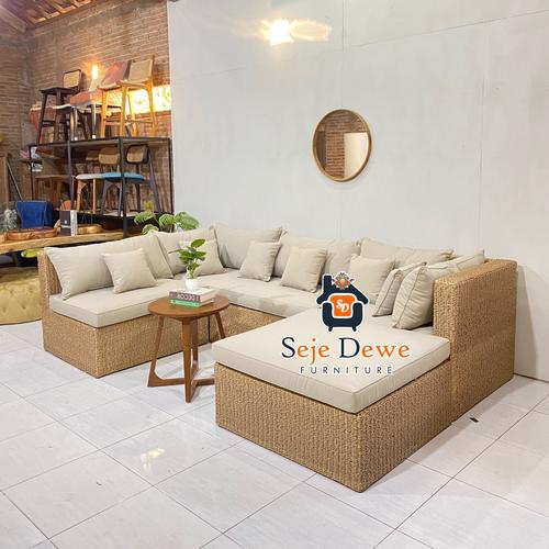 Jual sofa rotan minimalis, sofa anyaman rotan, sofa outdoor anyaman ...