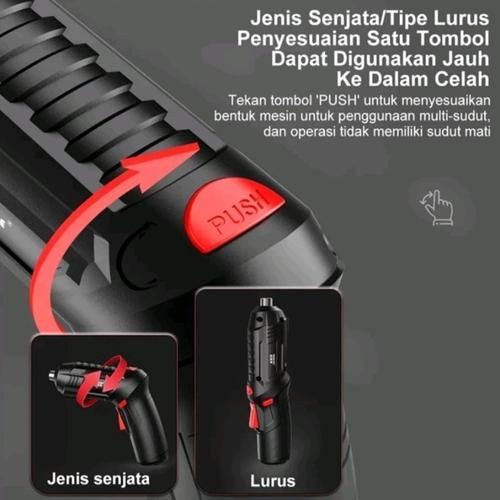 Jual mesin bor baterai cordless drill alat bor baterai impact ps208 - Jakarta Pusat - Platinum ...