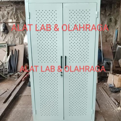 Jual LEMARI LABORATORIUM BAHAN KIMIA BESI EPOXY BERLUBANG BERVENTILASI ...