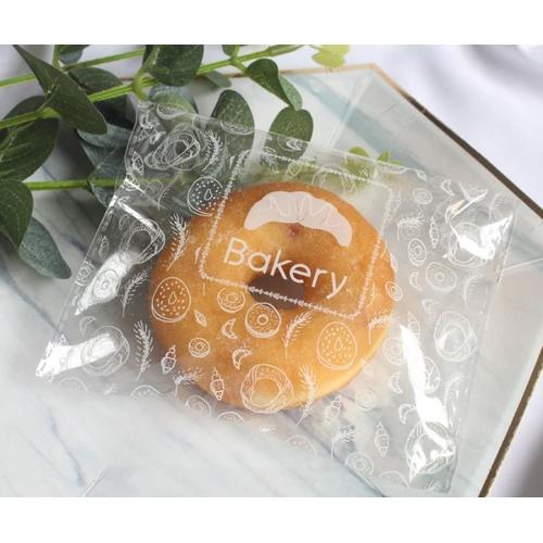 Jual Kantong Plastik OPP Roti Donat Kue Bakery Isi 100 Pcs - 13 x 13 cm ...