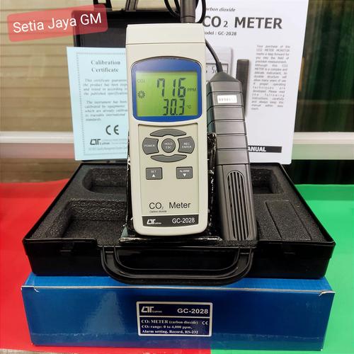 Jual LUTRON GC-2028 CO2 Meter + Temperature - alat ukur karbon dioksida dan suhu udara - Jakarta ...