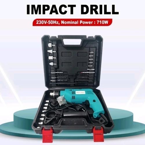Jual mesin bor impact cordless drill alat bor baterai besi kayu tembok ...