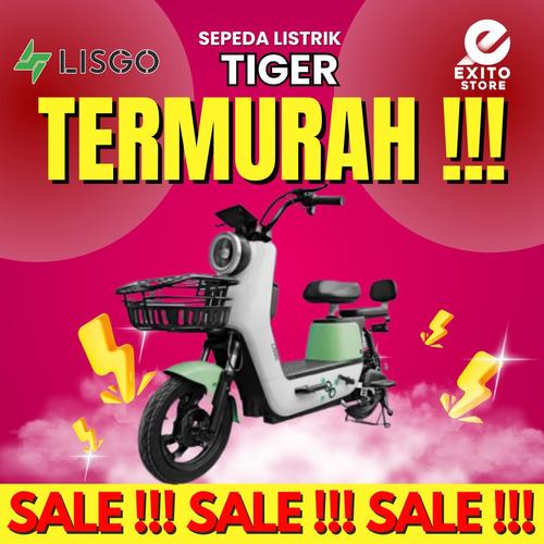 Jual SEPEDA LISTRIK LISGO TIGER 48V/12AH 48V/20AH Garansi Resmi - BLUE ...