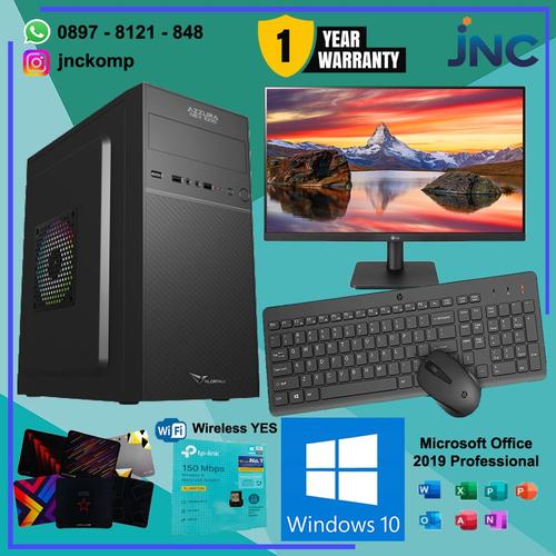 Promo Intel Core i3 10100 Gen10 Fullset DDR4 SSD Monitor 24" Keyboard ...