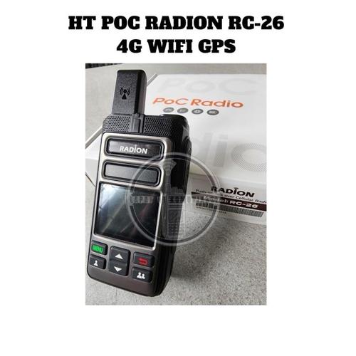 Jual HT POC Radion RC-26 Wifi 4G LTE Internet Simcard Radio GPS ...
