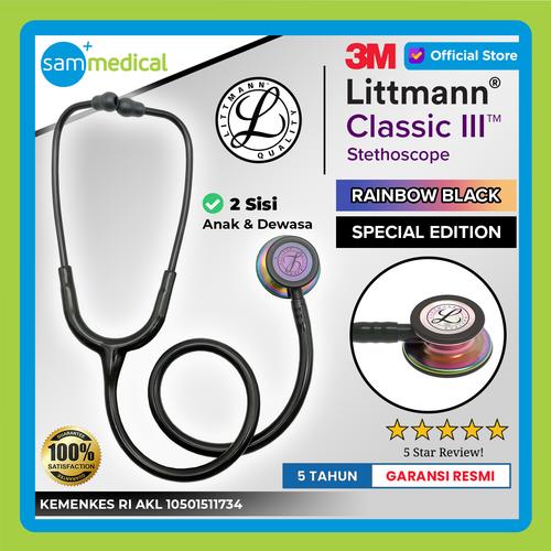 Promo 3M Littmann Classic III Stethoscope Special / Stetoskop Dewasa Anak / Litman Stetoskop ...