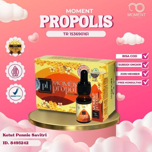 Jual Propolis Moment Terbaru isi 3 botol Antibiotik Alami Original ...