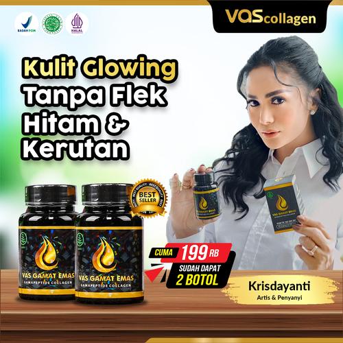 Jual VAS COLLAGEN 100% ORIGINAL VAS GAMAT EMAS PENGHILANG FLEK HITAM ...