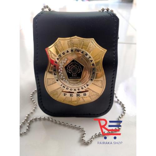 Jual ID CARD NAME TAG KULIT | KALUNG LENCANA LOGO | WARTAWAN PERS ...