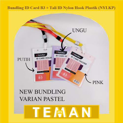 Promo Bundling ID Card B3 + Tali ID Nylon Hook Plastik - Dataflex ...