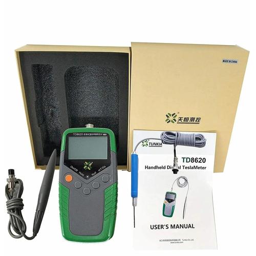 Jual Gauss Meter Surface Magnetic Field Tester Meter with Axial Probe ...