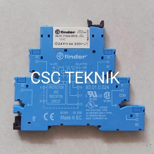 Jual relay finder 345170240010 coil 24 vdc - Kota Semarang - csc teknik ...