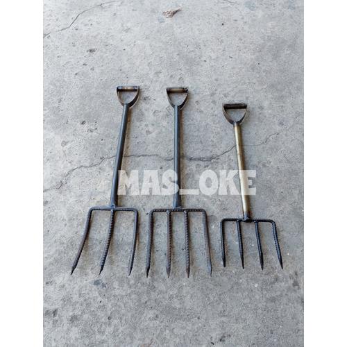 Jual Garpu tanah baja ulir / garpu injak - GIGI 4 STANDART - Kab ...