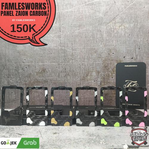 Jual AIO FAMLESWORKS PANEL ZAION CARBON BY FAMLESWORKS - BLACK PINK ...