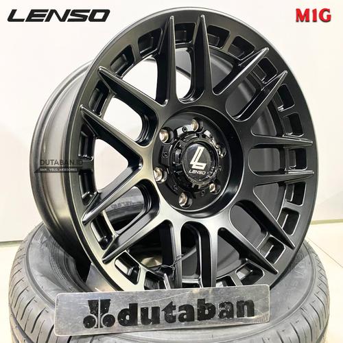 Jual Velg Original R18 18x9" 6x139 ET 18 Lenso M1G Matt Black Pajero Fortuner Hilux DC Ranger ...