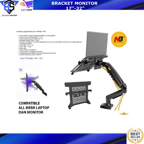 Jual Bracket Monitor NB North Bayou NB-F80 NBF-80 NBF80 17 - 30 INCH ...