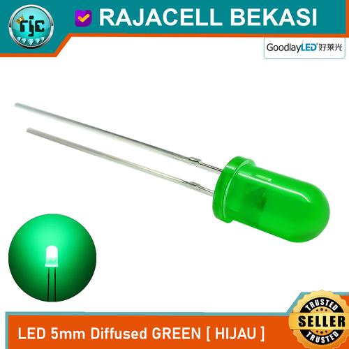 Jual LED 5mm Diffused Green Hijau lampu Led diode High Quality - Kota ...