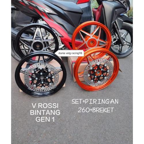 Jual QK VELG ATAU VELK RACING V ROSSI BINTANG GEN 1 VARIO 110/VARIO ...