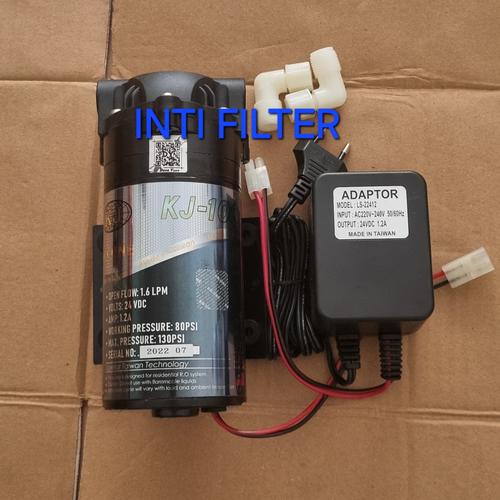 Jual pompa booster Ko jine 24V adaptor 1,2A (ampere) Taiwan (RO 50 Gpd ...