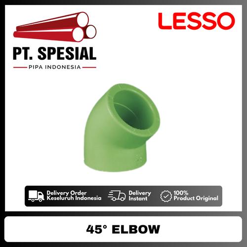 Jual ELBOW PPR LESSO 45 DERAJAT UKURAN 20MM - Jakarta Barat - PT ...