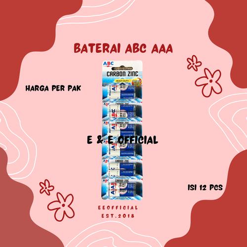 Jual BATU BATERAI ABC AAA / BATTERY ABC SUPER POWER / BATRE ABC REMOTE ...
