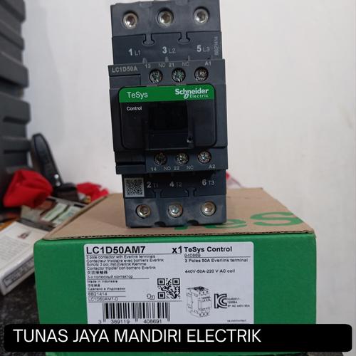 Jual ORIGINAL SCHNEIDER CONTACTOR/ KONTAKTOR LC1D50M7 NEW BARANG ...