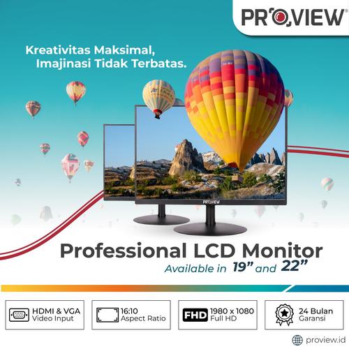Jual PROVIEW LED Monitor 22Inch Full HD HDMI Support 24 Jam View untuk ...