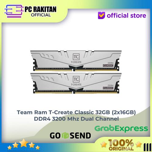 Promo Team Ram T-Create Classic 32GB (2x16GB) DDR4 3200 Mhz Dual Channel Cicil 0% 3x - Jakarta ...