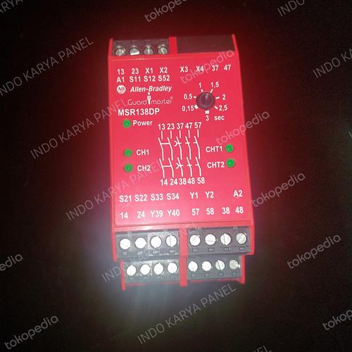 Jual ALLEN BRADLEY MSR138DP 24VAC/DC SAFETY RELAY 24VAC/DC 39139004 ...