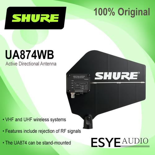 Promo Shure UA874WB Active Directional Antenna 470-698MHz Cicil 0% 3x ...