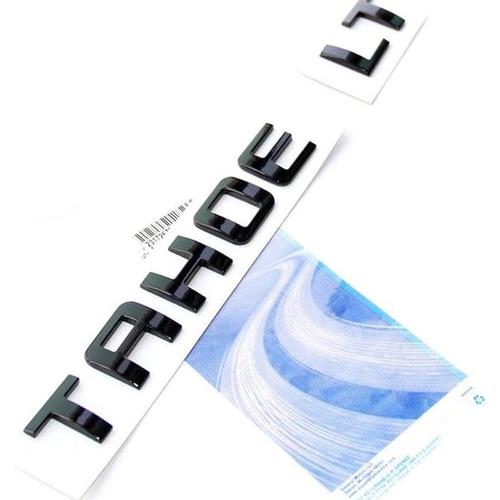 Jual Black Tahoe Lt Nameplate Emblems Letter Badge 3D Tahoe Glossy ...