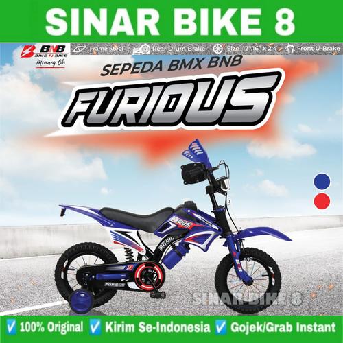 Jual Sepeda Anak Laki BMX BNB FARIOUS 16 Inch Model Motor Cross Trail ...