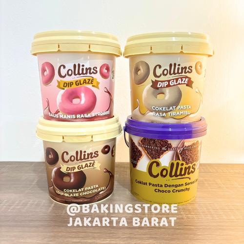 Jual Collins Dip Glaze 1 Kg (All Variant) Toping Donat | Donut Topping ...
