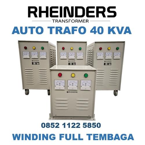 Jual Step Down Trafo 40 KVA / Auto Trafo 40 KVA merk RHEINDERS Full ...