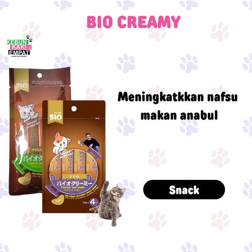 Jual Snack Kucing BIO CREAMY TREAT 60gr Cemilan - Chicken Tuna - Kota ...
