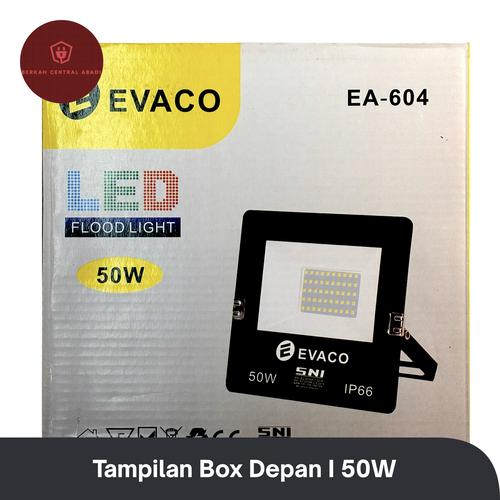 Jual Lampu Sorot Evaco 50 Watt LED Flood Light EA-604 IP66 Warm White ...