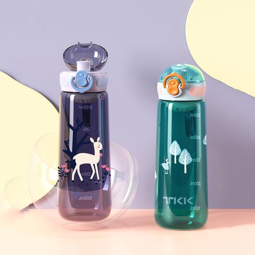 Promo TKK 1005 Botol Anak Botol Minum Karakter 500ml Botol Minum Transparan - Merah Muda, 500ML ...