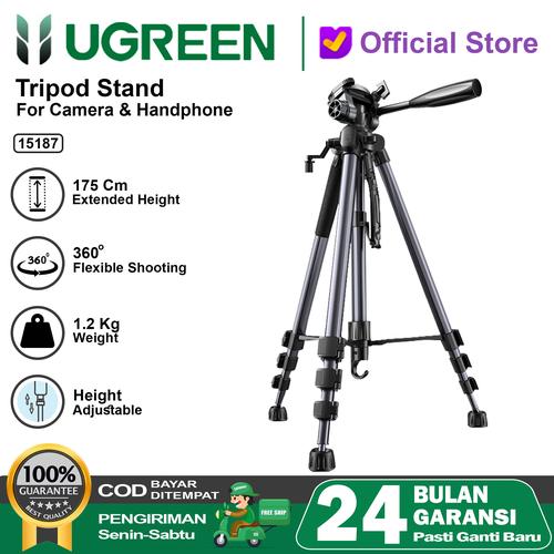 Jual UGREEN Tripod Kamera Monopod Portable Full Alumunium Alloy 15187 ...