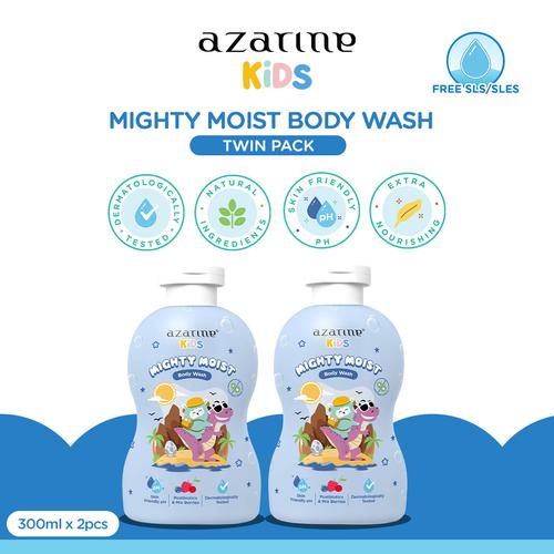 Promo [Twin Pack] Azarine Kids Mighty Moist Body Wash [2x300ml] Sabun ...