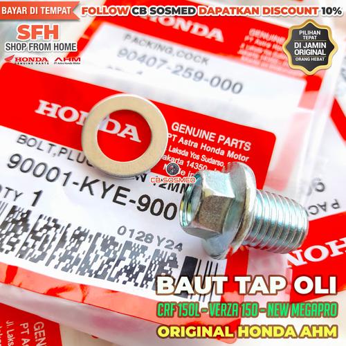 Jual Baut Tap Oli CRF150L K84 Ring Tap Oli CRF 150L K84F Original Honda ...