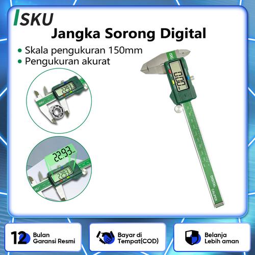 Promo ISKU Digital Jangka Sorong Digital 150 mm Stainless Vernier ...