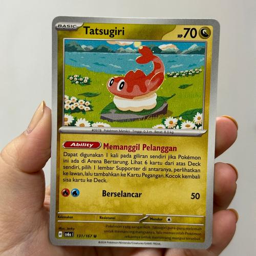 Jual Kartu Pokemon Indonesia - Topeng Transfigurasi - Tatsugiri U 131/ ...
