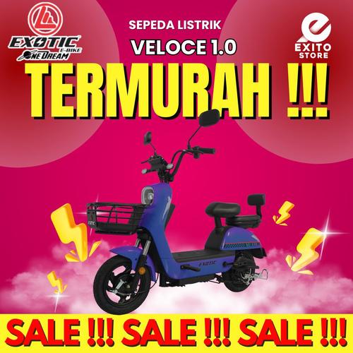 Jual SEPEDA LISTRIK VELOCE 1.0 VELOS 1.0 EXOTIC PACIFIC GARANSI RESMI ...