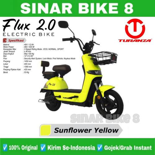 Jual Sepeda Listrik TURANZA FLUX 2.0 BY PACIFIC 500 Watt E-Bike - Red ...